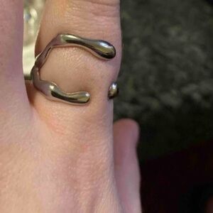 Jewelry | Melting Metal Dripping Droplet Blood Liquid Water Goth Edgy ...